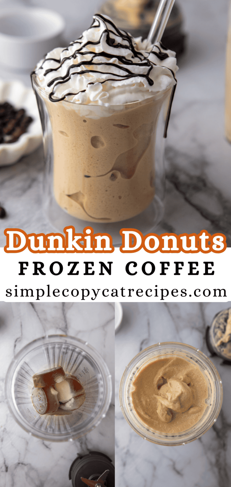The Best Dunkin Frozen Coffee Recipe Copycat - Simple Copycat Recipes