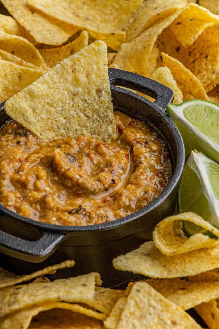 The Best Chipotle Red Chili Salsa Recipe - Simple Copycat Recipes