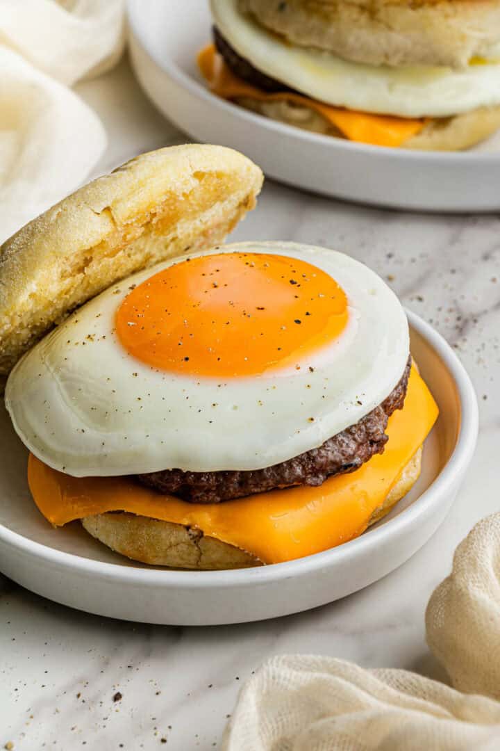 How to Make McDonald's Copycat Sausage Egg McMuffin