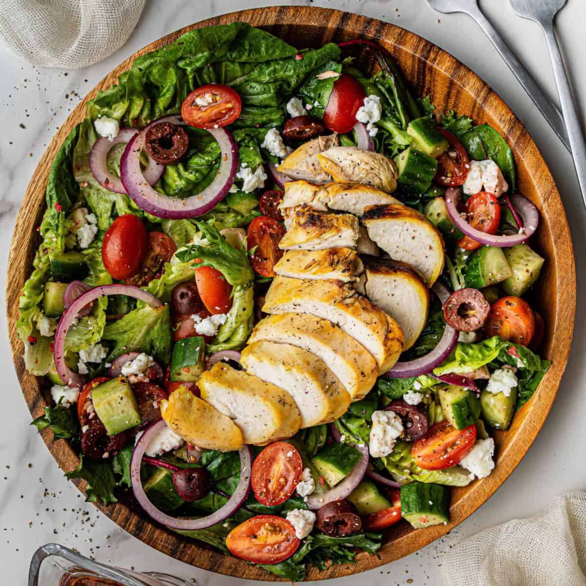 Easy Panera Bread Copycat Greek Chicken Salad